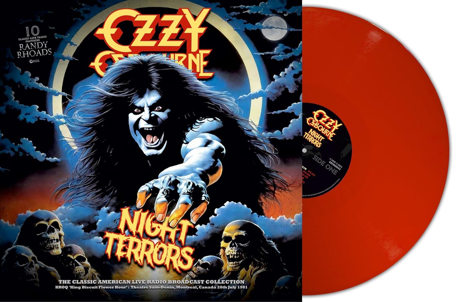 Ozzy Osbourne Night Terrors (180 Gram Red Vinyl) [Import] – Bird's Nest ...